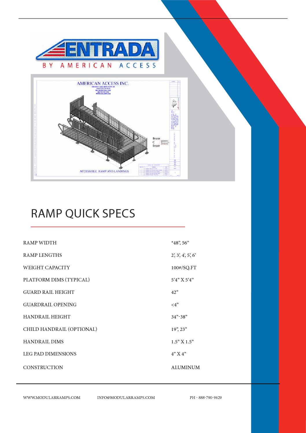 Ramp Quick Specs - American Access Ramps